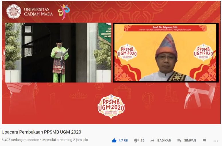 PPSMB UGM Tahun 2020 – Departemen Kimia FMIPA UGM